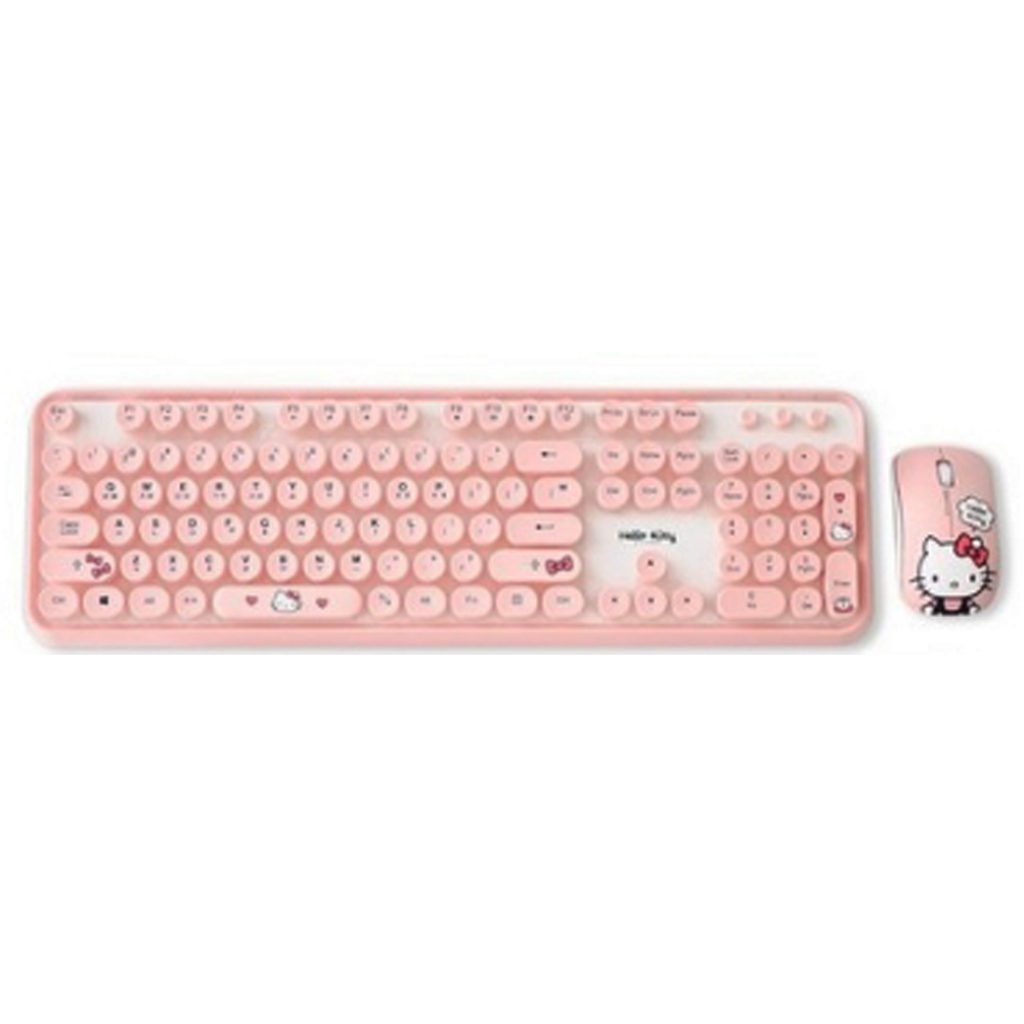 Digital Ventus Hello Kitty Retro 2.4GHz Wireless Keyboard + Mouse Set ...
