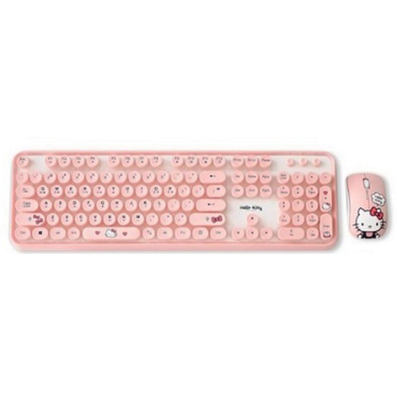 Digital Ventus Hello Kitty Retro 2.4GHz Wireless Keyboard + Mouse Set ...