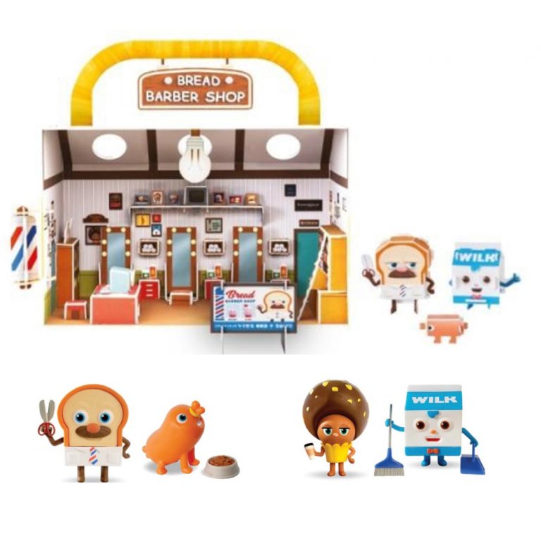 Bread And Friends Pack Figurines Bread Barbershop – Pack Deluxe Avec ...