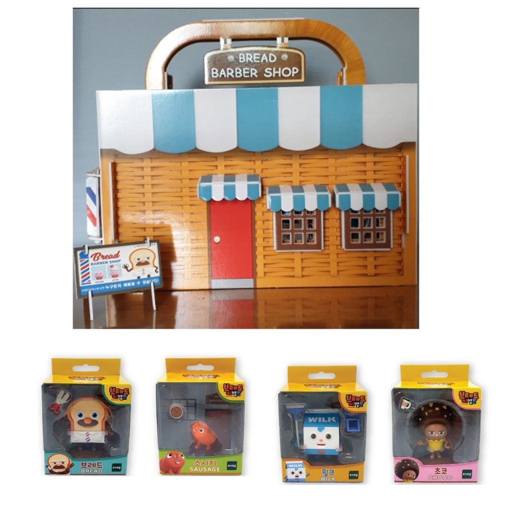 Barbershop Bread Miniature Making Set-Bread Barber Shop House + 3 ...