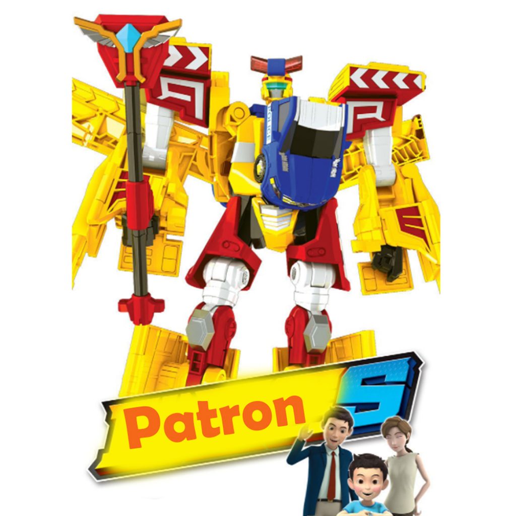 Hello Carbot Patron S Transformation Robot School buses and police cars ...